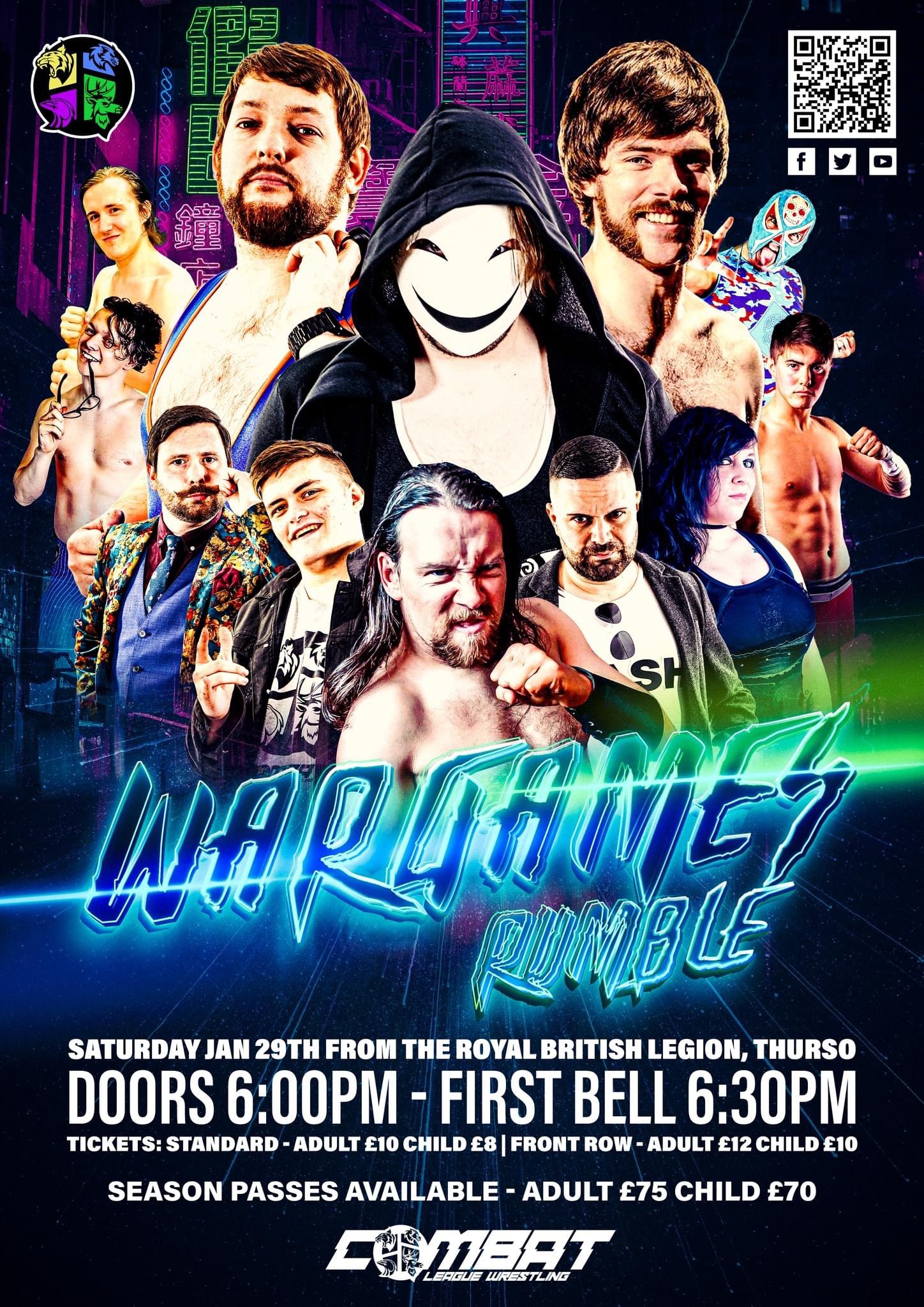 Review: Combat League Wrestling ‘Wargames Rumble 2022’ – SCOTTISH ...